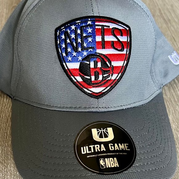 NBA | Accessories | Brooklyn Nets Ultra Game Gray With Red White Blue ...